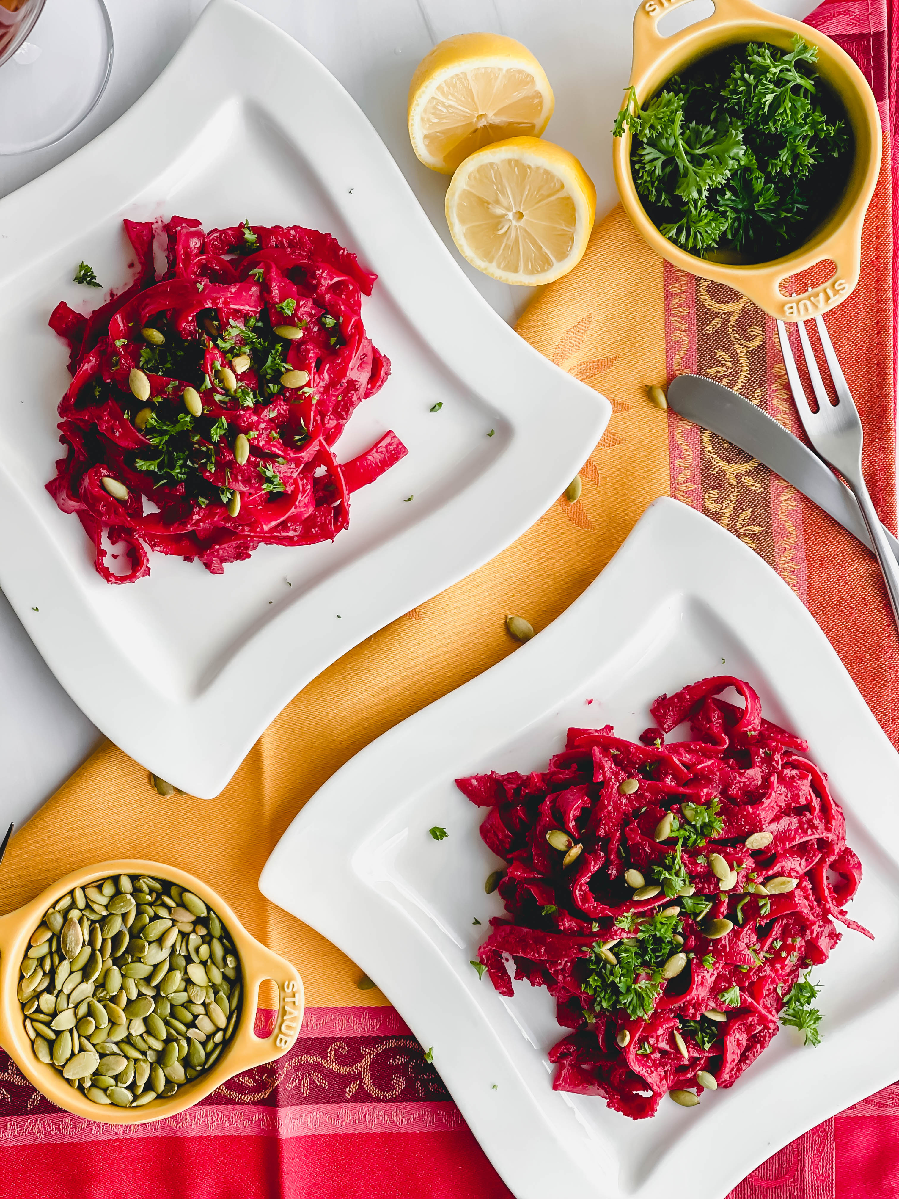 Roasted Beet Pasta